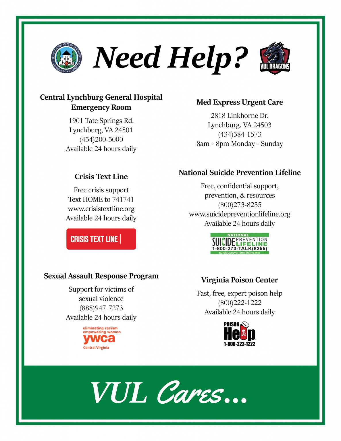 Crisis Prevention – Virginia University of Lynchburg